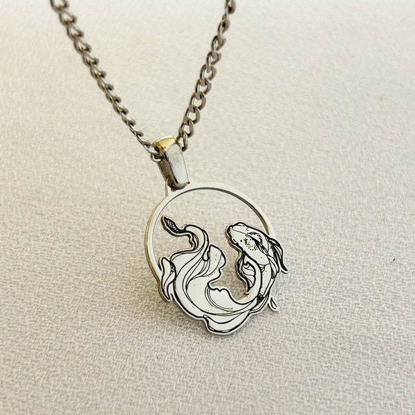Koi Fish Necklace - Etsy