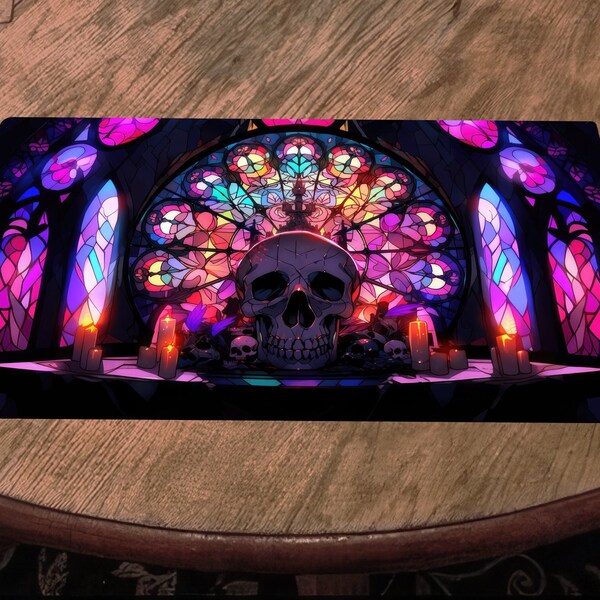 Stained Glass Playmat Mtg - Etsy