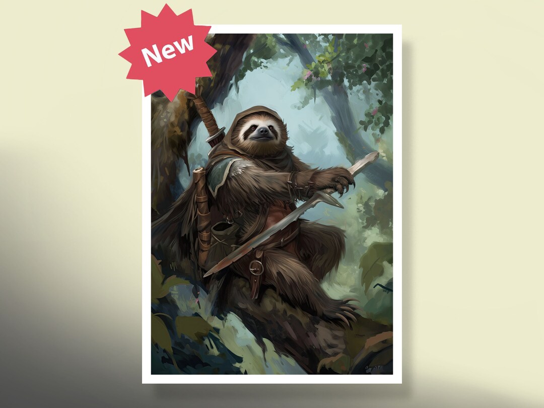 Mtg Sleeves: Sloth Swordsman 100 Top Quality Colorful, Sharp This is ...