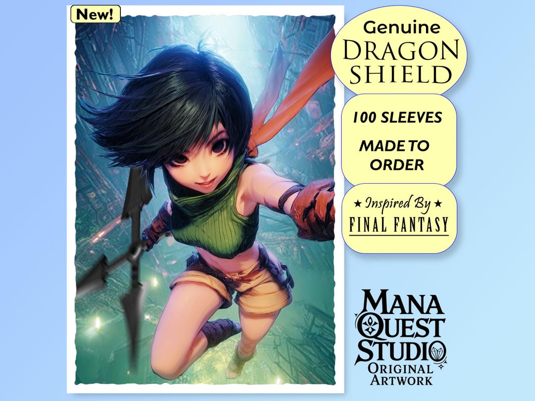 Mtg Sleeves: Ninja Selfie! Final Fantasy Inspired - 100 Dragon Shield ...