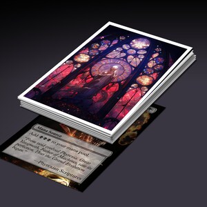 Mtg Sleeves: Stained Glass Statue - 100+ Top Quality Magic Card Sleeves ...