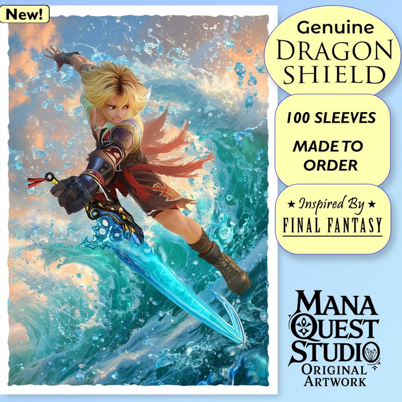 Final Fantasy Card Sleeves - Etsy