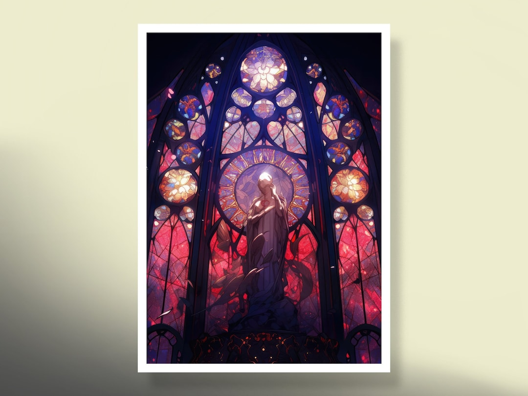 Mtg Sleeves: Stained Glass Statue 100 Top Quality Magic Card Sleeves ...