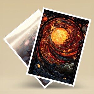 Mtg Sleeves: Spiral Sun 100 Top Quality Magic Card Sleeves Colorful ...