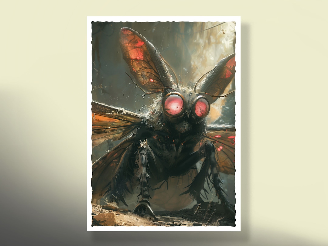 Mtg Sleeves: Mothman Awaits! 100+ Top Quality! Colorful, Sharp! This is ...