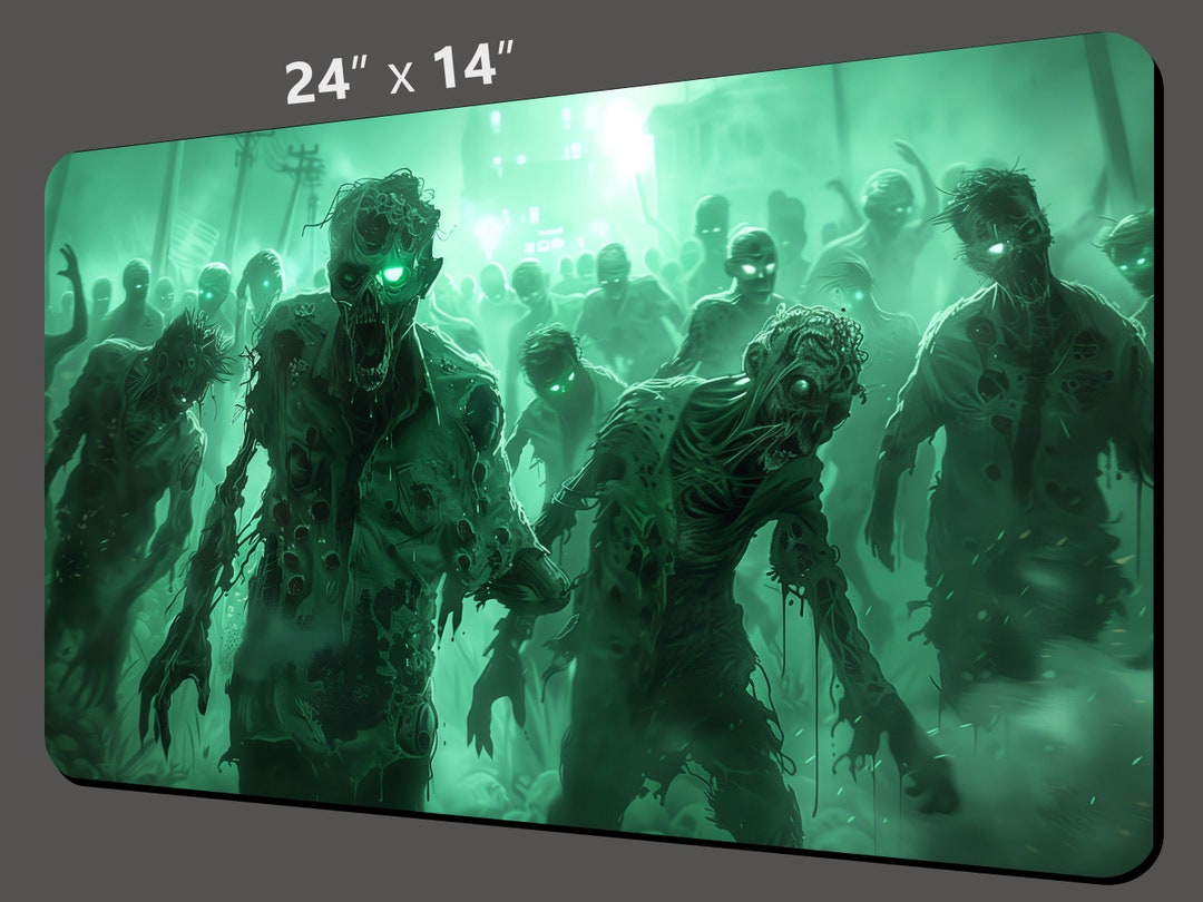 Mtg Playmat: the Zombie Hordes! 24"x14" - Colorful, Sharp Image ...