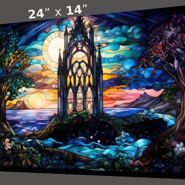 Stained Glass Playmat - Etsy