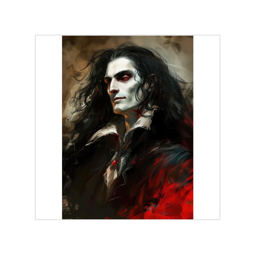 Sticker: Vampire Patriarch! Transparent Outdoor Sticker, Gothic Decor ...