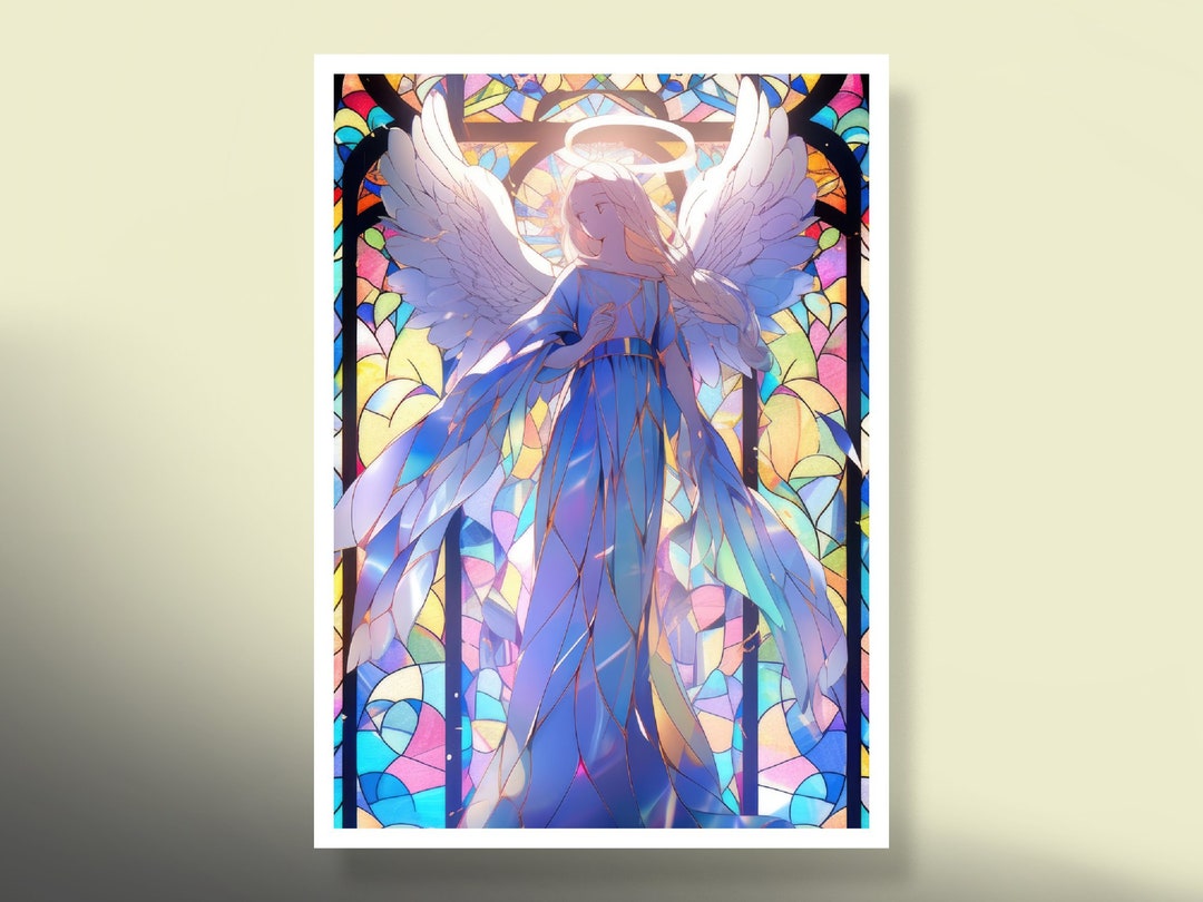Mtg Sleeves: Stained Glass Angel 100 Top Quality Magic Card Sleeves ...