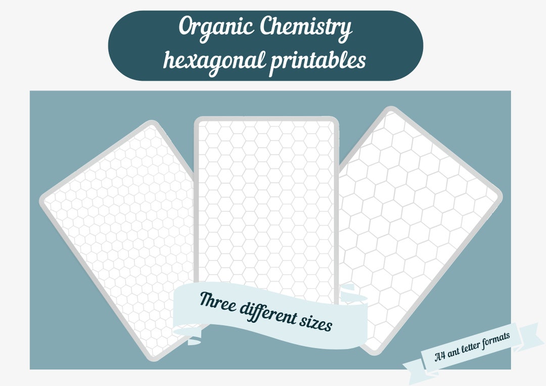 Organic Chemistry Hexagonal Paper Worksheet for Students, Digital ...
