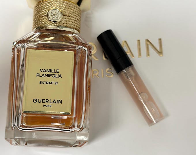 Guerlain Vanille Planifolia Extrait Sample Decant 3ml - Etsy