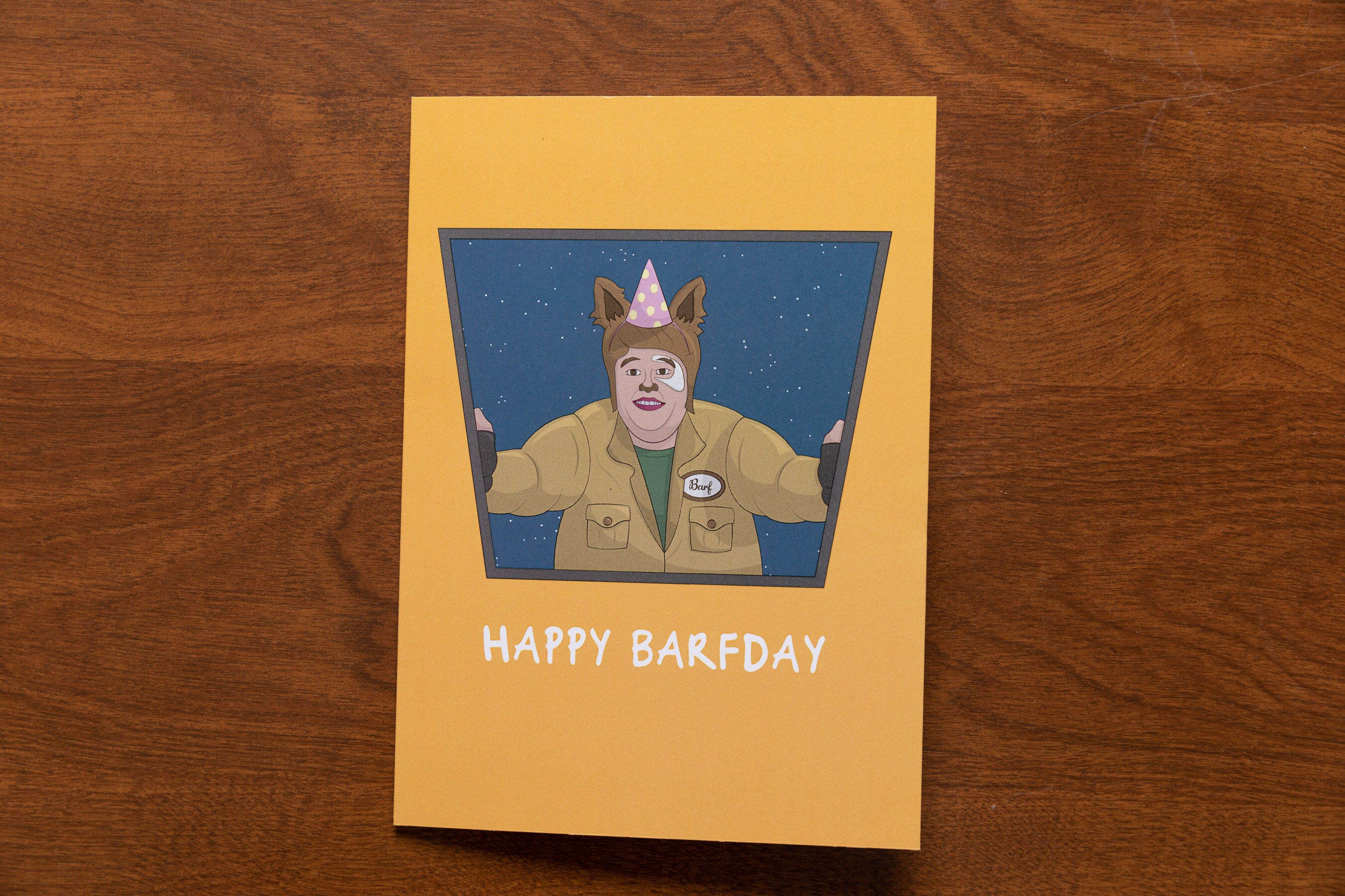 Funny Spaceballs Happy Birthday Card, Barf Birthday Card, 80's Movie ...