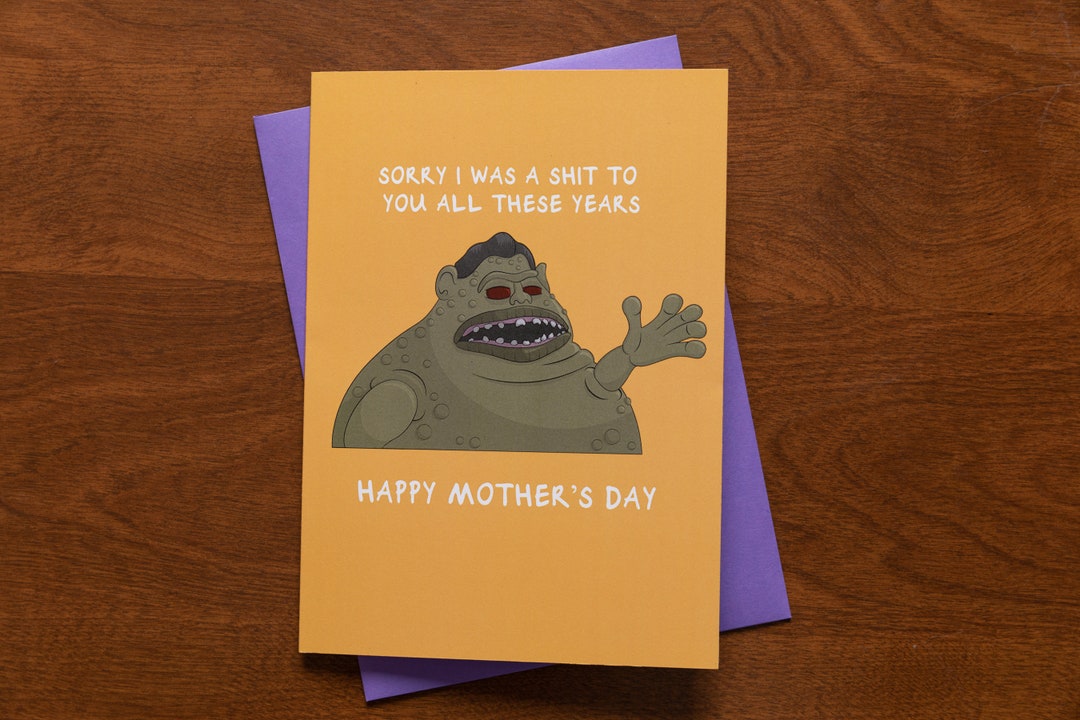 Chet Frog Happy Mother's Day Card, Weird Science Movie Card, Funny ...