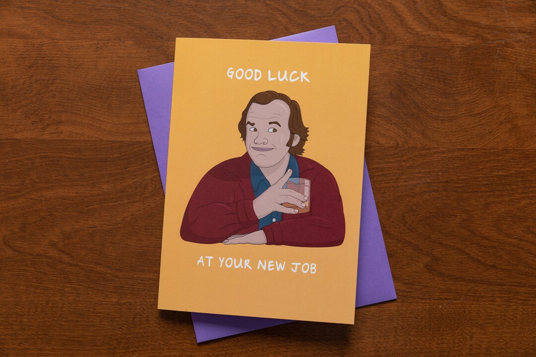Funny the Shining Card, Jack Nicholson Card, Pop Culture Card, Congrats ...