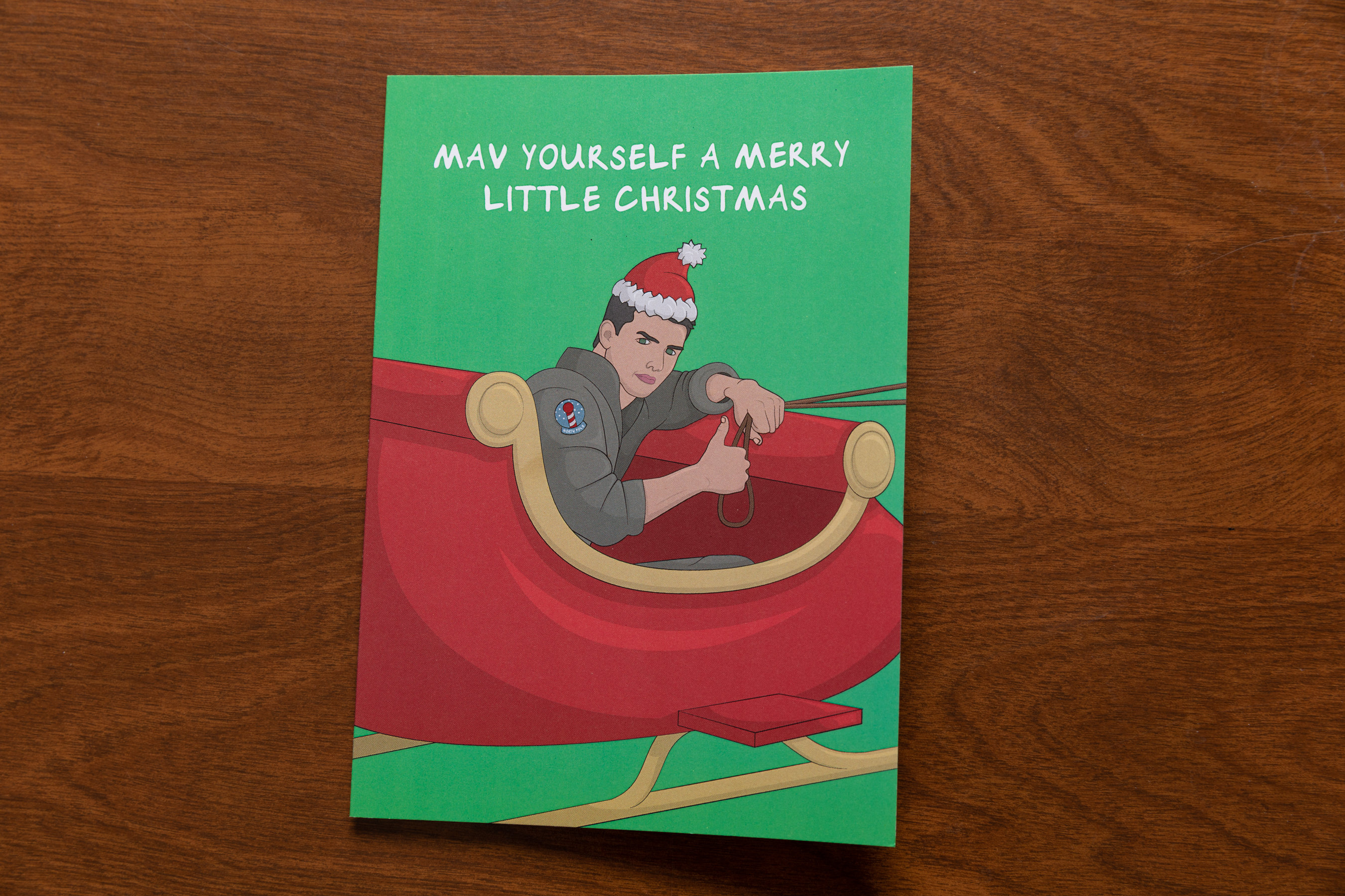 Maverick Christmas Card, Top Gun Christmas Card, Pop Culture Card ...
