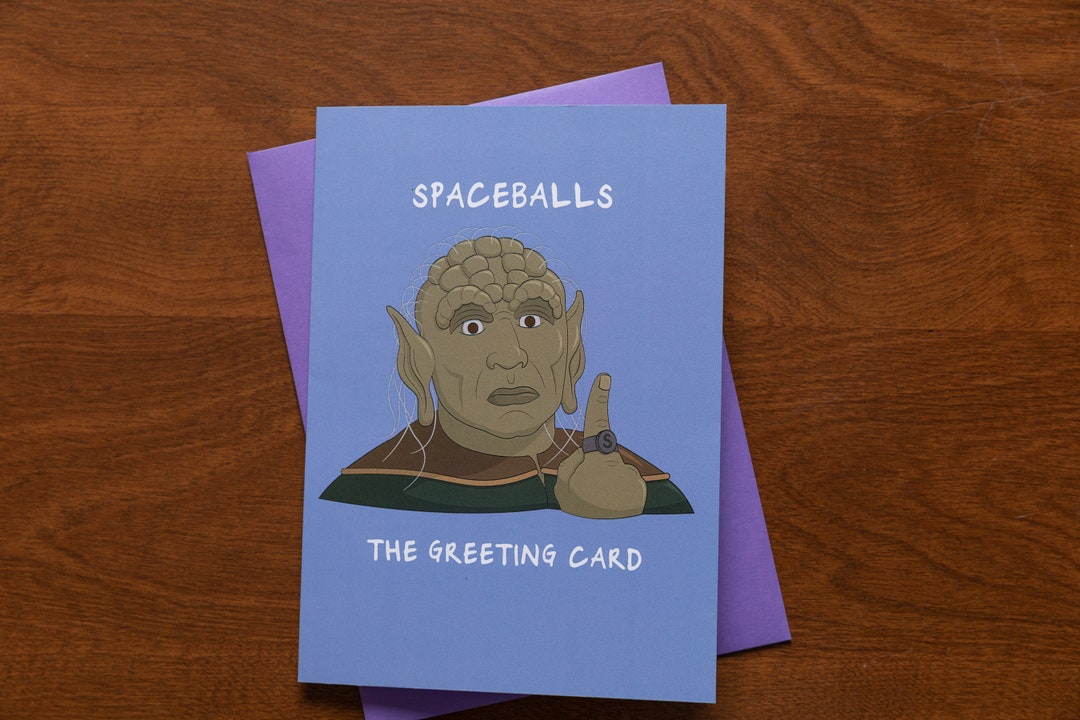Funny Spaceballs the Greeting Card, Yogurt Spaceballs, 80's Cult ...