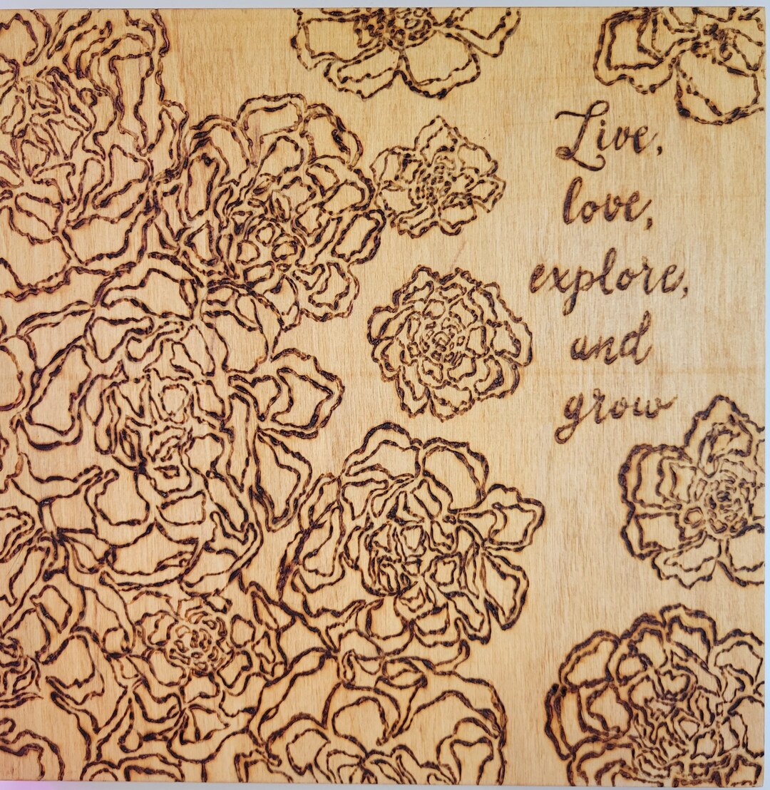 Woodburning Art Sign, Woodburning, Wooden Sign, Custom Woodburning ...