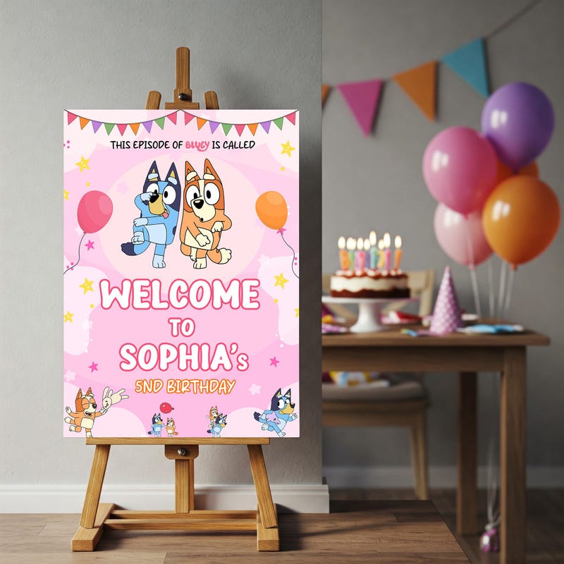 Bluey Party Packages Printable - Etsy UK