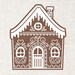 Gingerbread House SVG, Gingerbread SVG, Gingerbread Decor Cut File ...