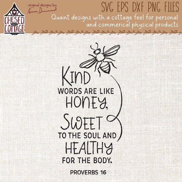 Proverbs 16 24 - Etsy