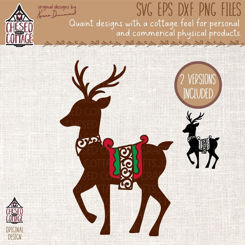 Fancy Reindeer - Etsy