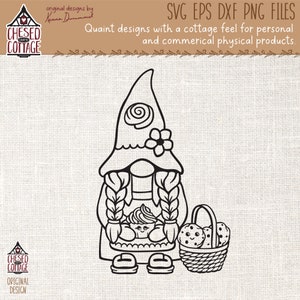 Baker Gnome SVG, Gnome SVG, Chef Gnome SVG, Gnome Png, Svg Gnome, Gnome ...
