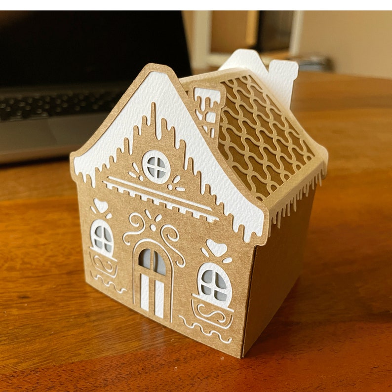 Gingerbread House SVG Gingerbread Svg Christmas SVG 3D SVG - Etsy