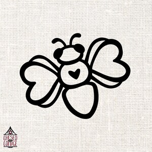 Bee SVG, Valentine SVG, Bee With Heart SVG, Valentine Png, Valentines ...