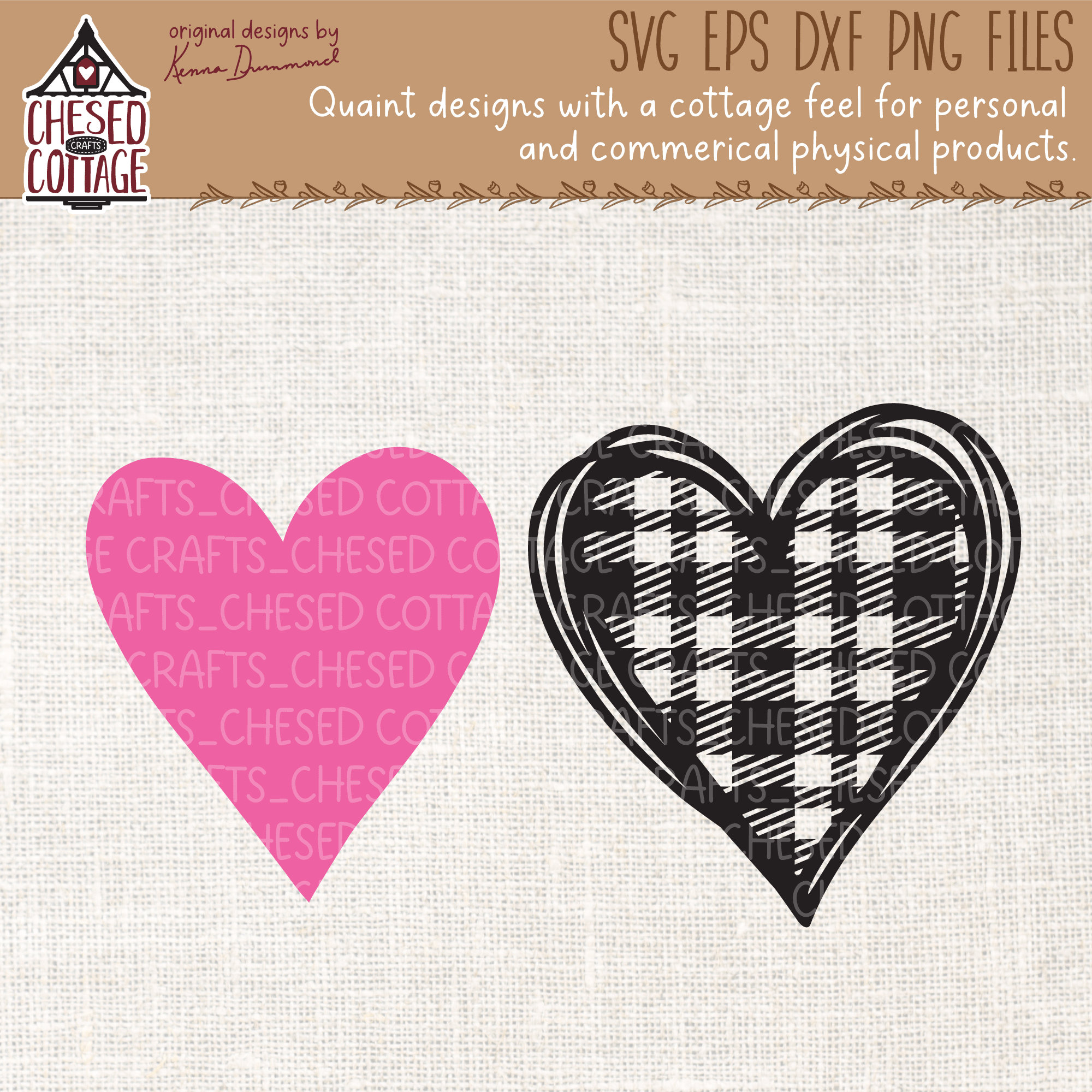 Corazón SVG Corazón dibujado a mano Svg Corazón a cuadros - Etsy México