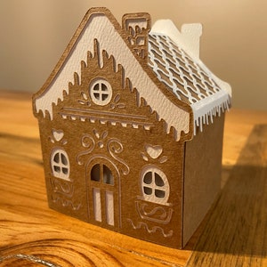 Gingerbread House SVG, Gingerbread Svg, Christmas SVG, 3D SVG ...