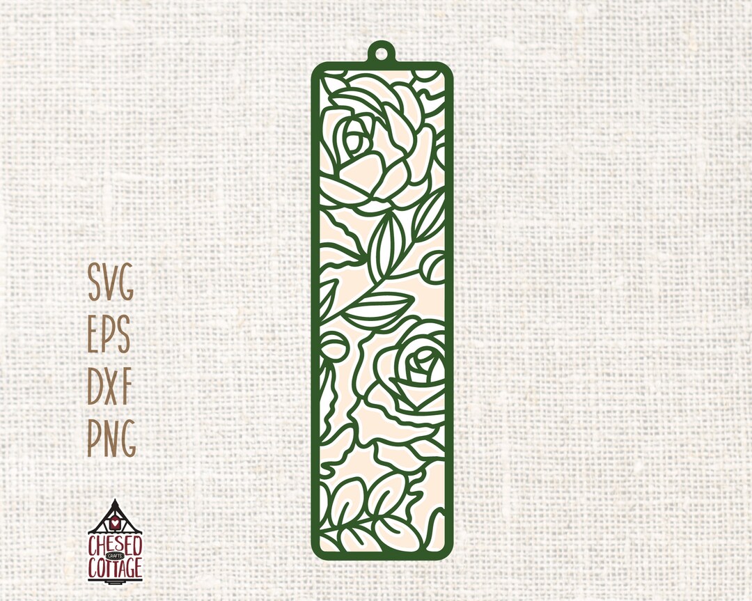 Bookmark SVG, Paper Cut Bookmark SVG, Layered SVG, Bookmark Png, Flower ...