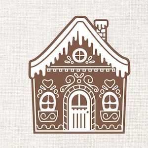 Gingerbread House SVG, Gingerbread SVG, Gingerbread Decor Cut File ...