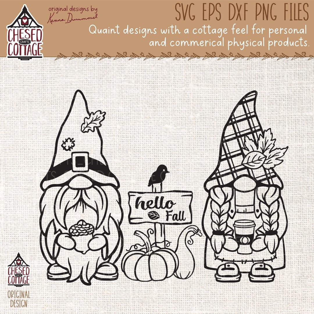 Gnome SVG, Fall Gnome SVG, Fall SVG, Autumn Svg, Hello Fall Svg ...