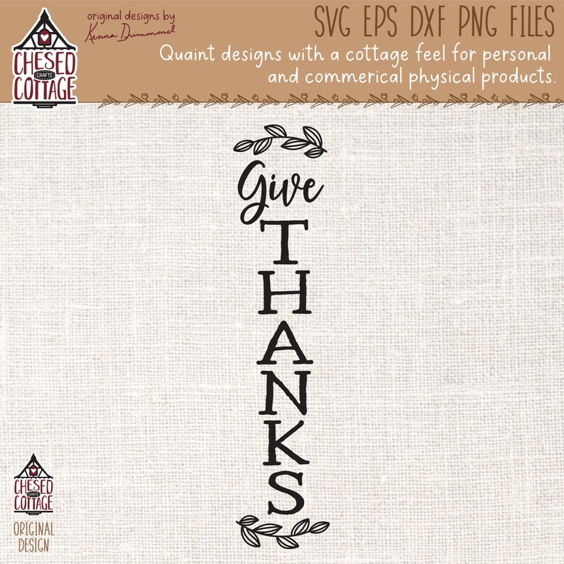 Fall Porch Leaner SVG, Give Thanks Porch Sign SVG, Fall SVG, Autumn Svg ...