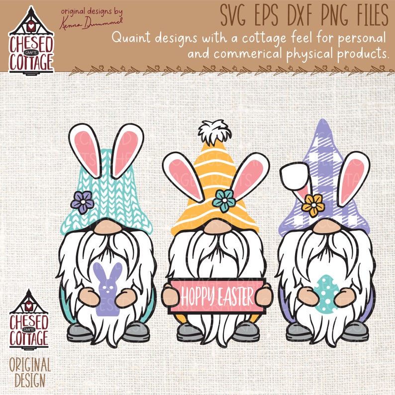 Easter Gnome SVG, Easter Gnomes SVG, Bunny Gnome SVG, Easter Svg ...