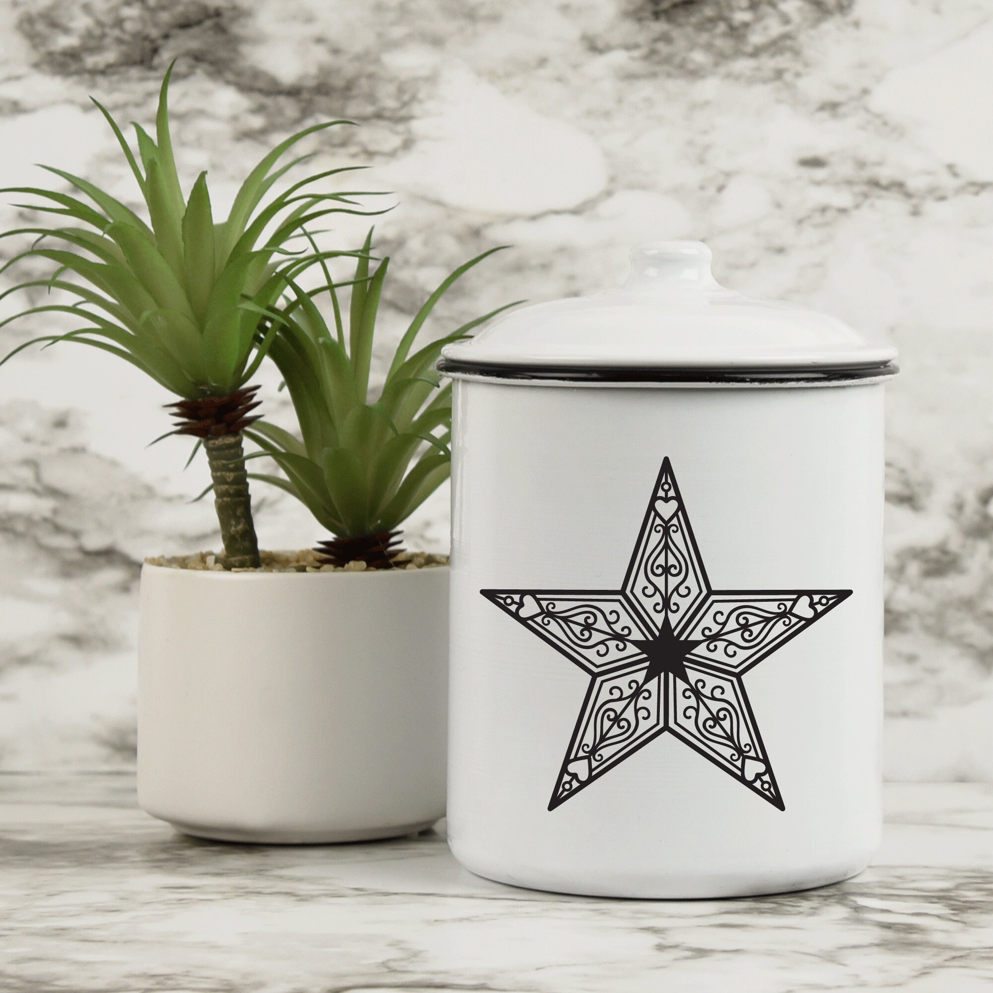 Star SVG Country Star SVG Star With Hearts SVG Primitive - Etsy