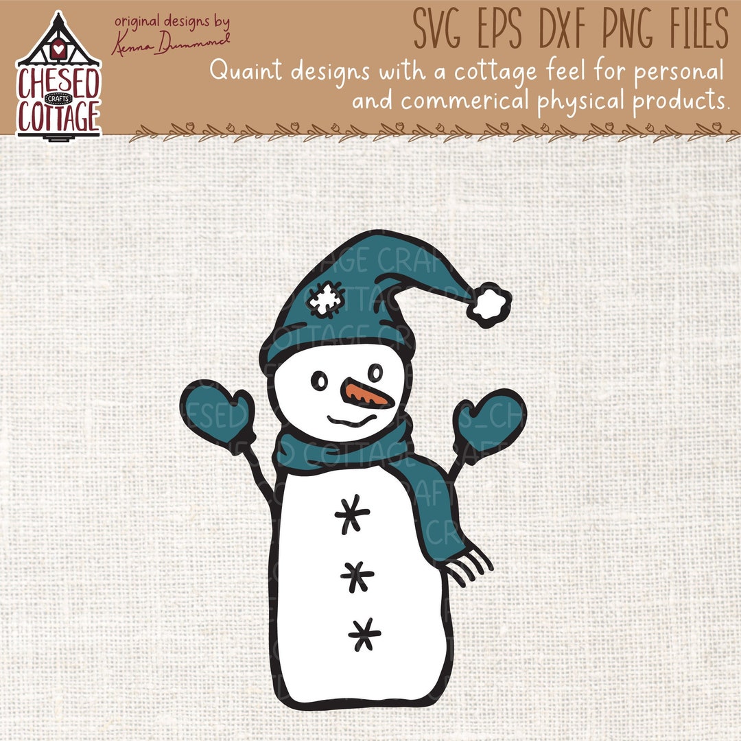 Snowman SVG, Winter SVG, Snowman PNG, Winter Png, Primitive Snowman ...