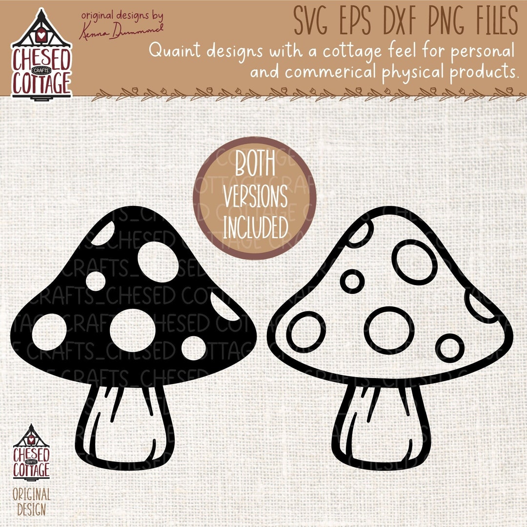 Mushroom SVG, Toadstool SVG, Svg Mushroom, Forest Svg, Mushroom PNG ...
