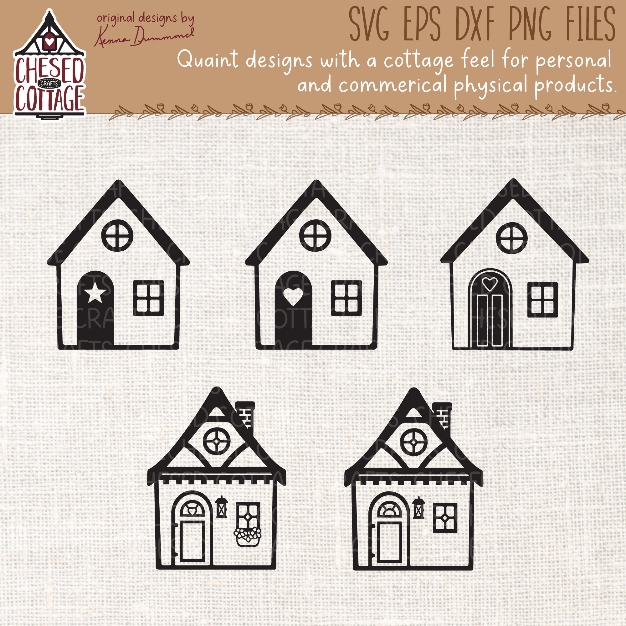 House SVG Bundle Home SVG House PNG Little House Cottage - Etsy