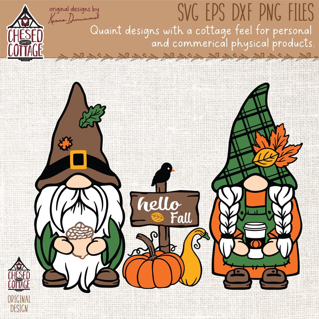 Gnome SVG, Fall Gnome SVG, Fall SVG, Autumn Svg, Hello Fall Svg ...