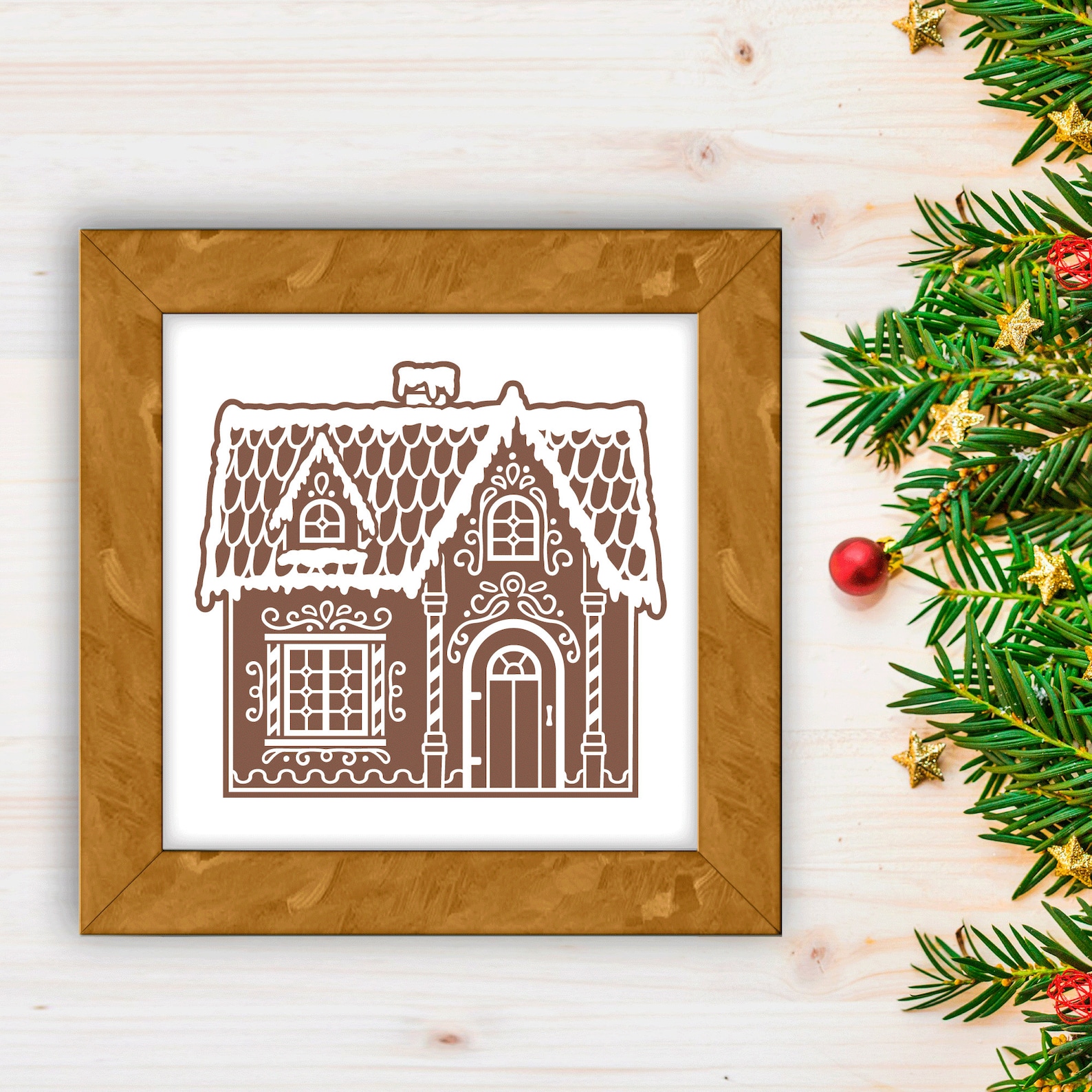 Gingerbread House SVG Gingerbread SVG Christmas SVG - Etsy