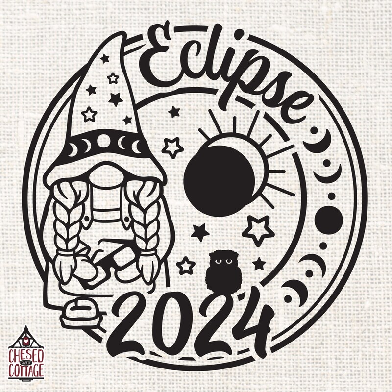 Solar Eclipse Svg - Etsy