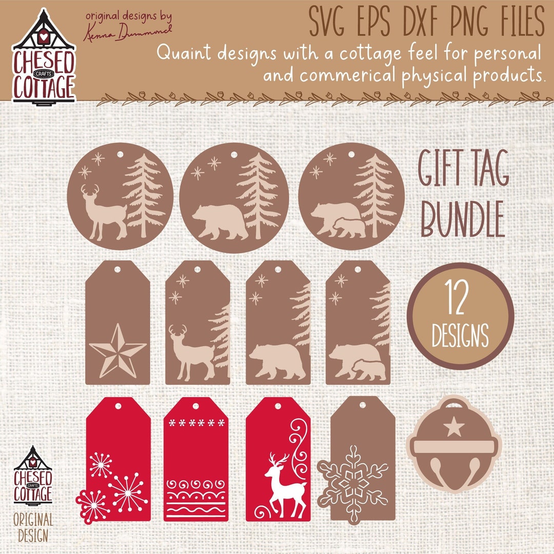 Christmas Tag SVG, Christmas Gift Tag SVG, Holiday Gift Tag SVG ...