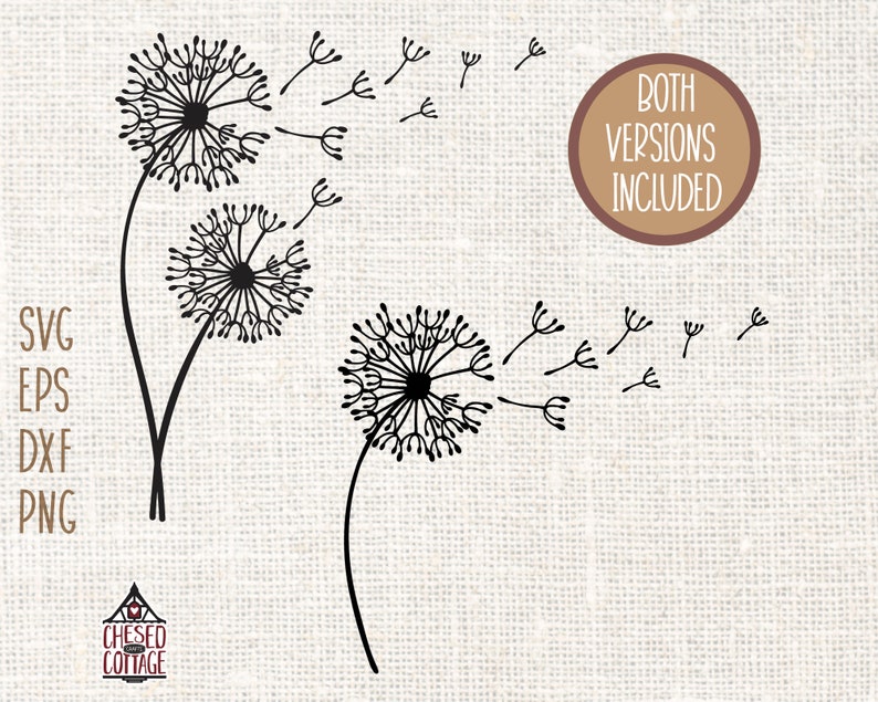 Dandelion SVG, Floral SVG, Dandelion Bundle SVG, Dandelion Png, Flower ...