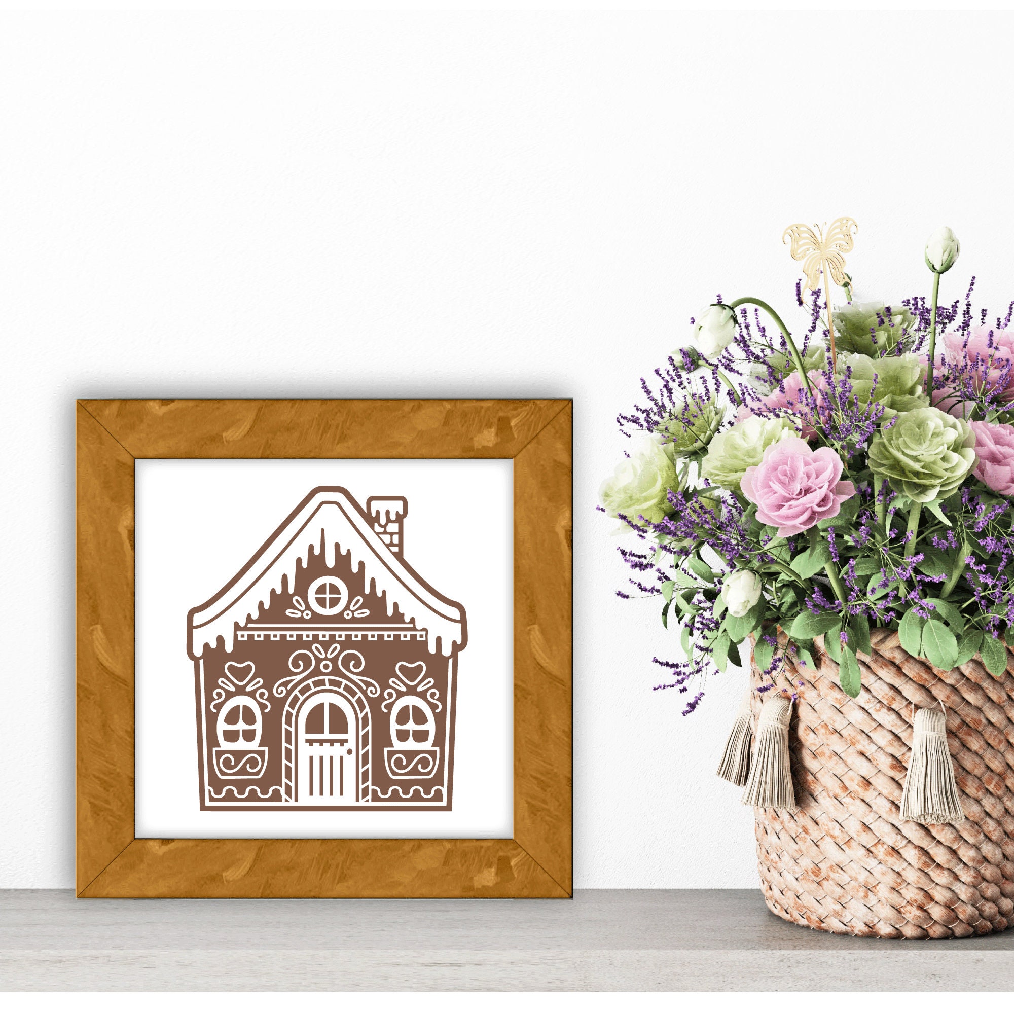 Gingerbread House SVG, Gingerbread SVG, Gingerbread Decor Cut File ...