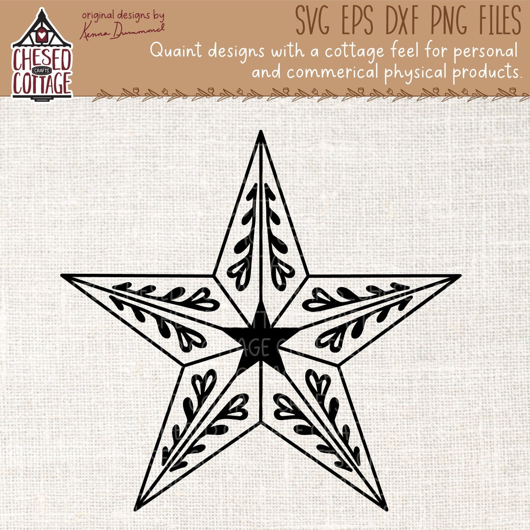 Star SVG, Country Star SVG, Primitive Star SVG, Minimalist Star, Home ...