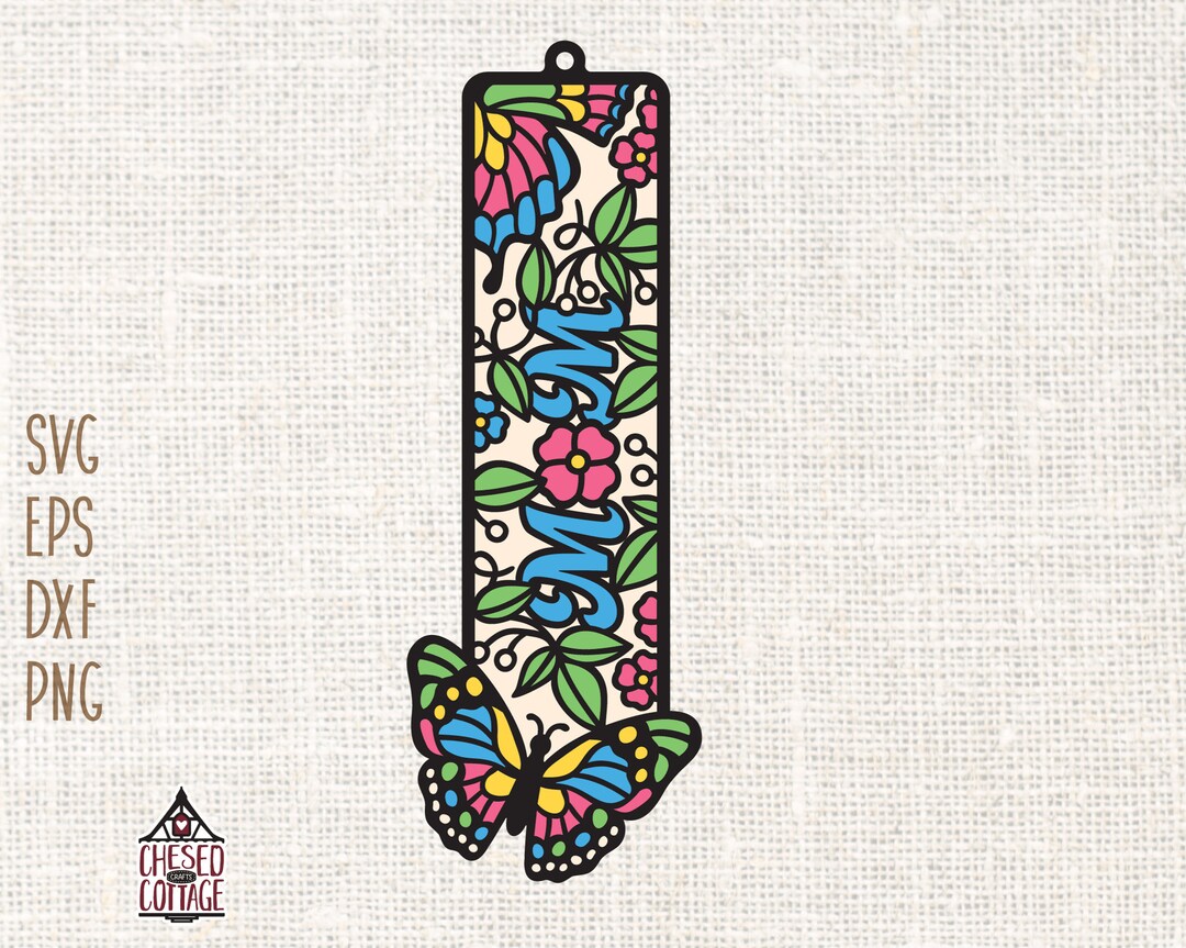 Bookmark SVG, Mom Bookmark SVG, Butterfly Bookmark SVG, Paper Cut ...