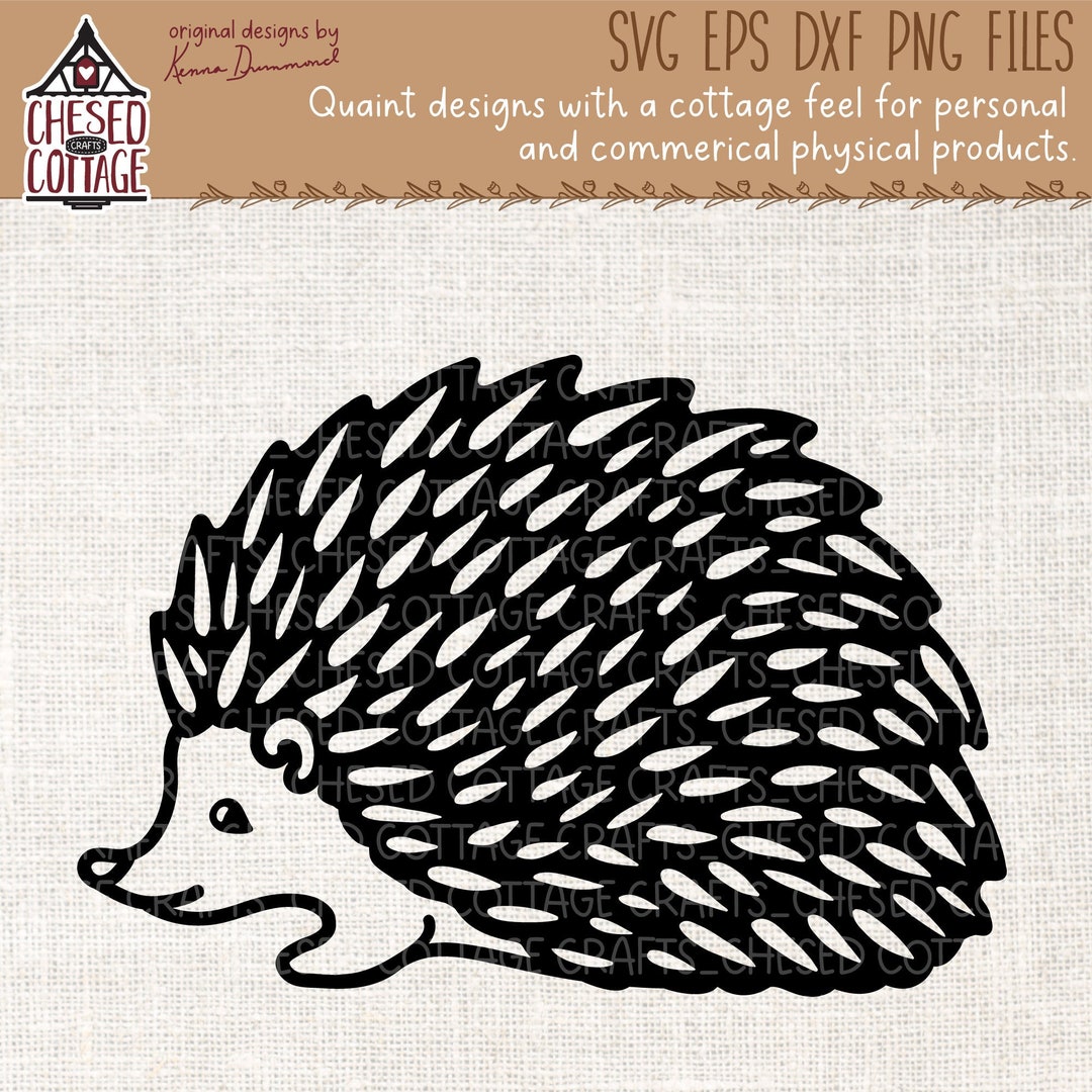Hedgehog SVG, Hedgehog Art, Woodland Animal SVG, Hedgehog Cut File ...