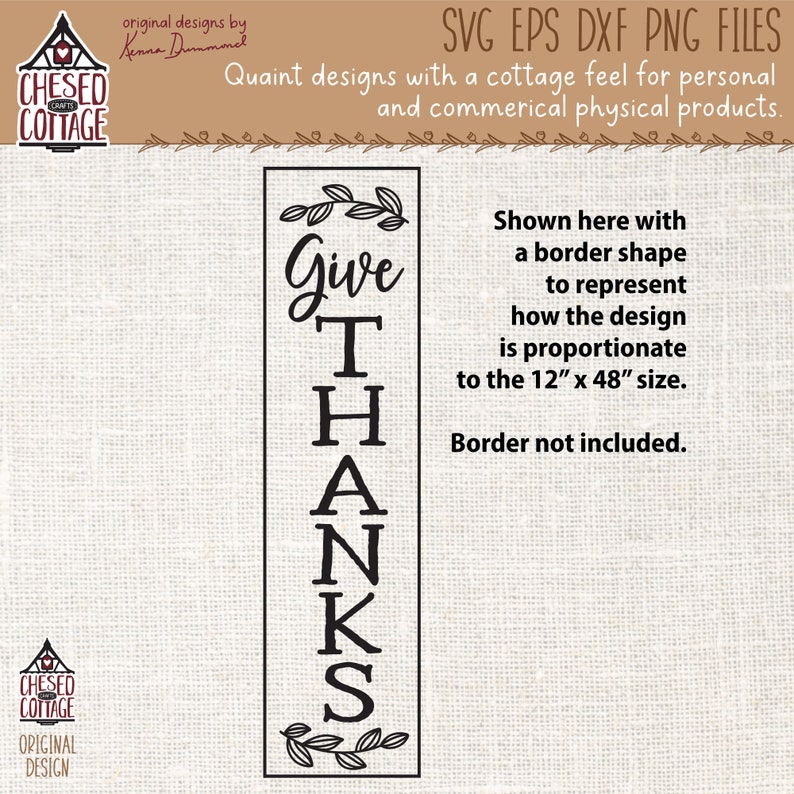 Fall Porch Leaner SVG, Give Thanks Porch Sign SVG, Fall SVG, Autumn Svg ...