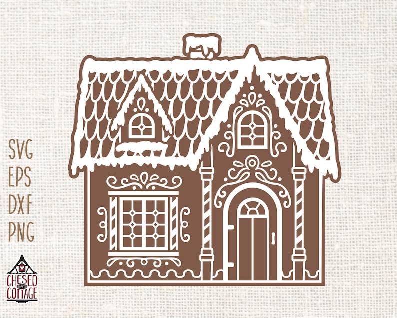 Gingerbread House SVG, Gingerbread SVG, Christmas SVG, Gingerbread ...